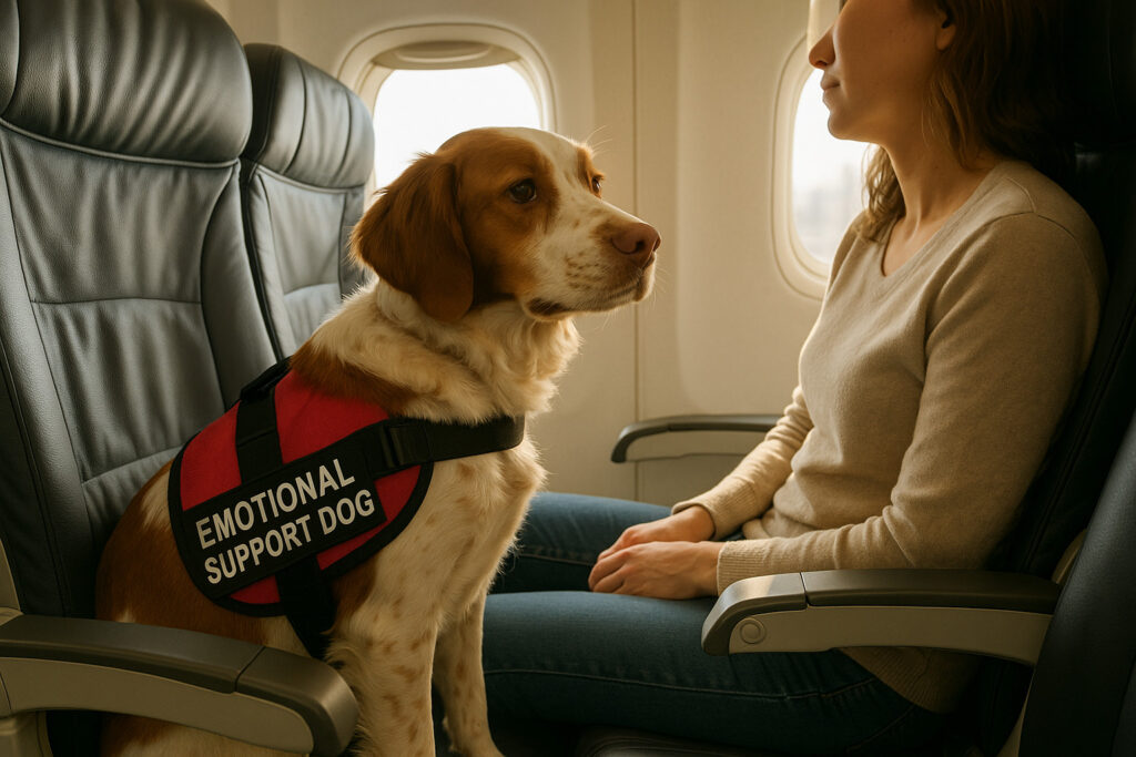 Brittany as an Emotional Support Dog